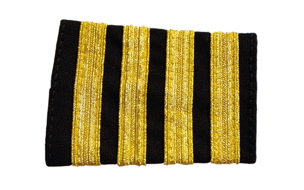 Epaulets Four Bar - Black – Pilot Supplier Pilot Shop